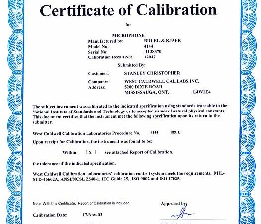 11 Calibration Certificate Template Certificate Templates Templates Images