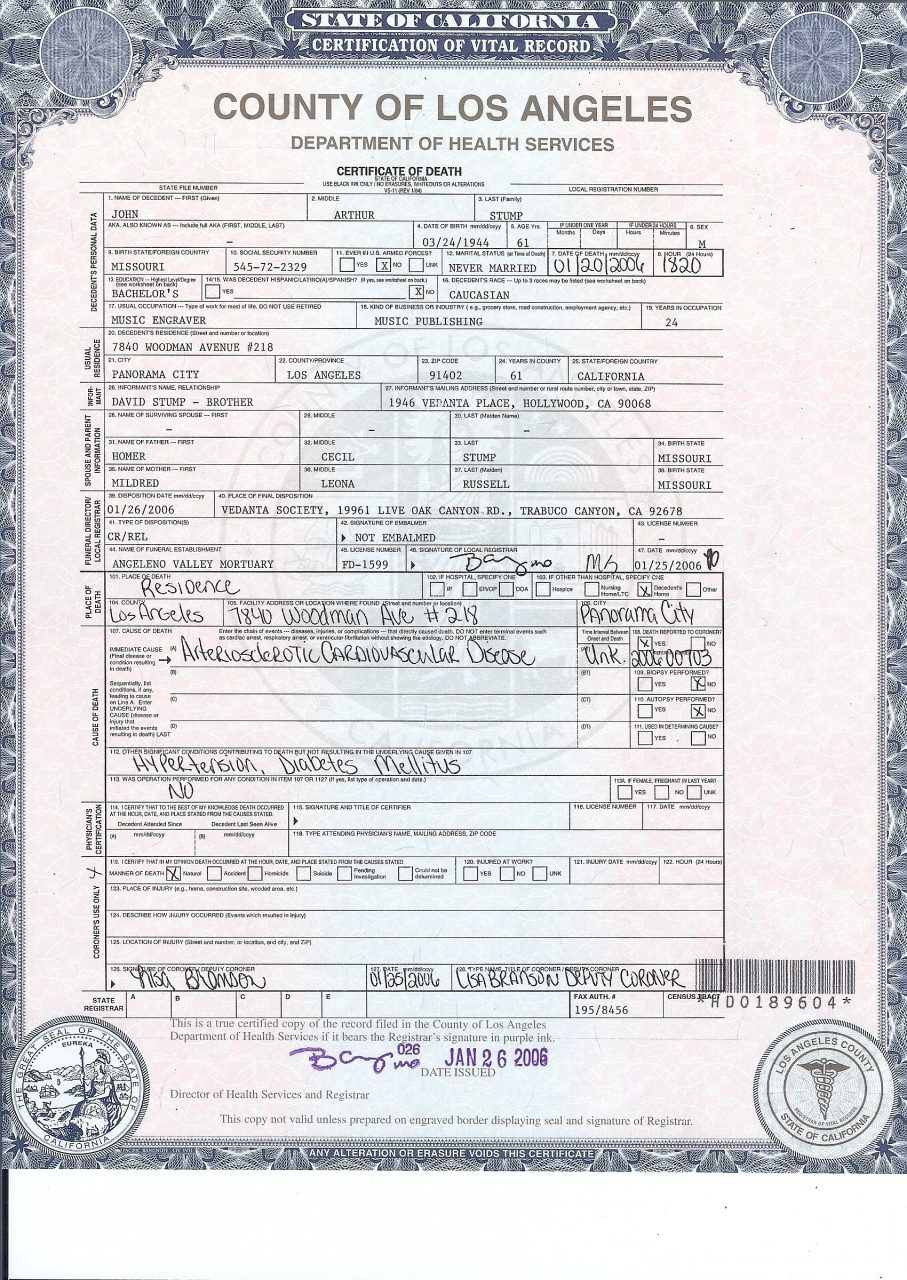 Blank Birth Certificate Template